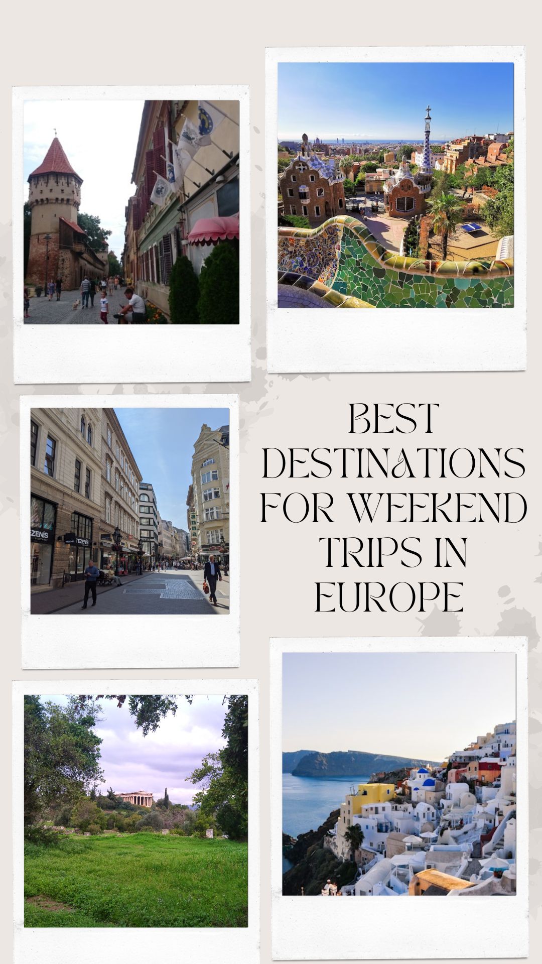 Best Destinations for Weekend Trips in Europe | Looknwalk